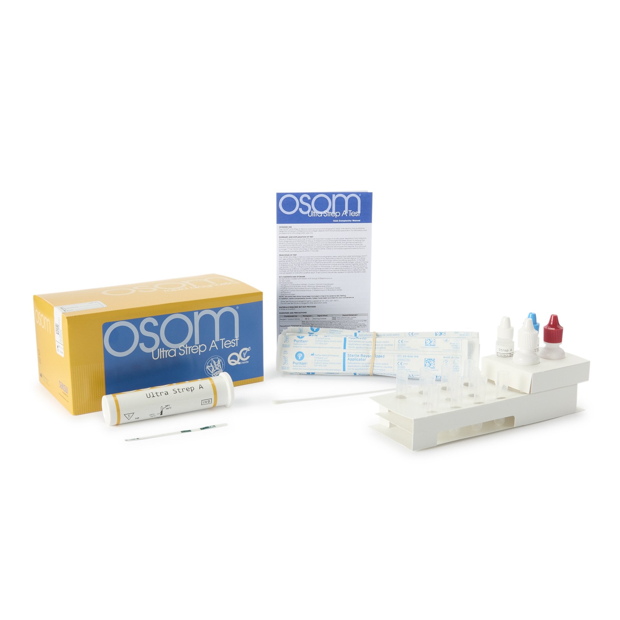 OSOM® Ultra Rapid Test Kit for Strep A – Medical Supply HQ