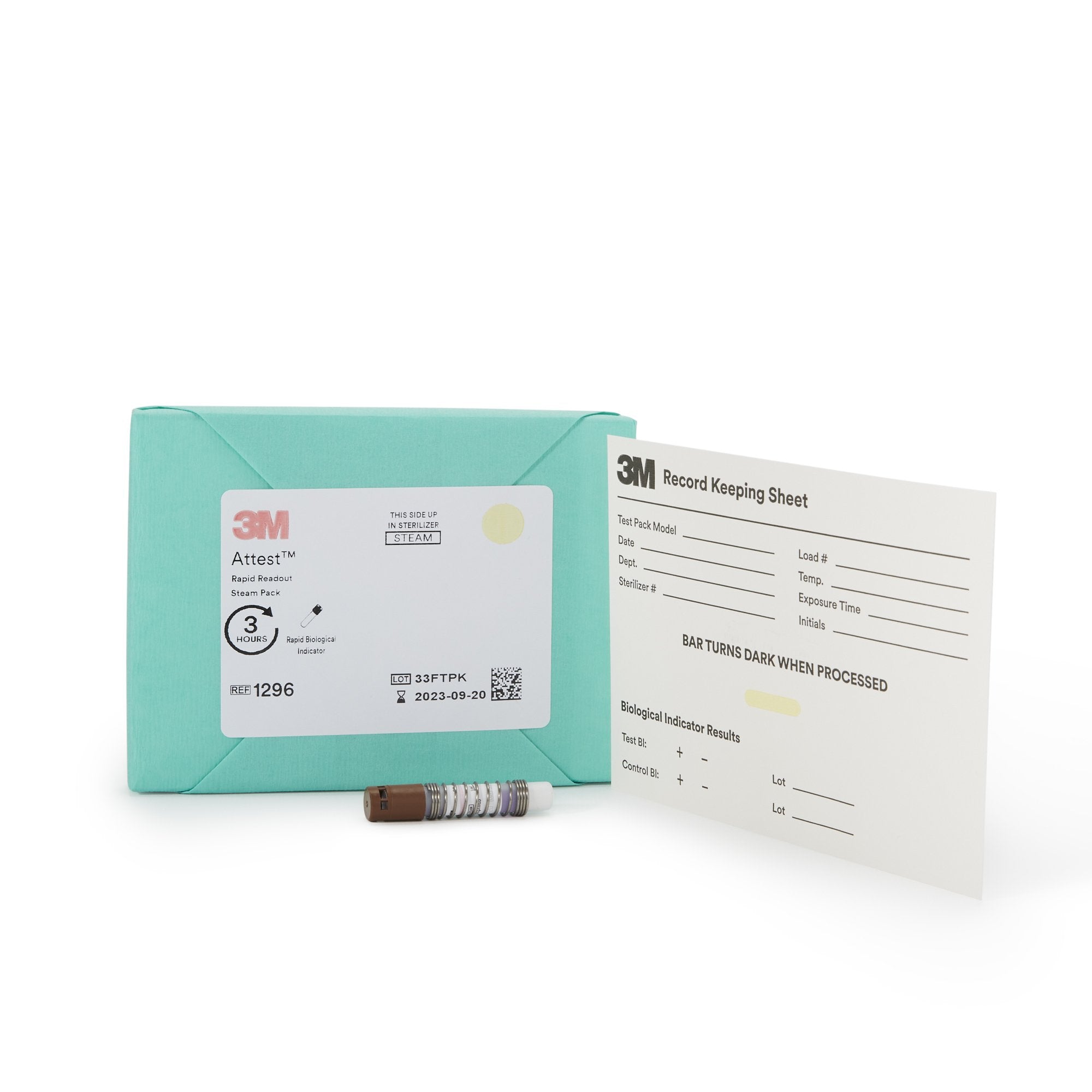3M™ Attest™ Rapid Readout Sterilization Biological Indicator Pack ...