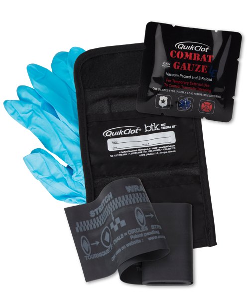 TRAUMA KIT, BELT W/QUIKCLOT C OMBAT GAUZE LE – Medical Supply HQ