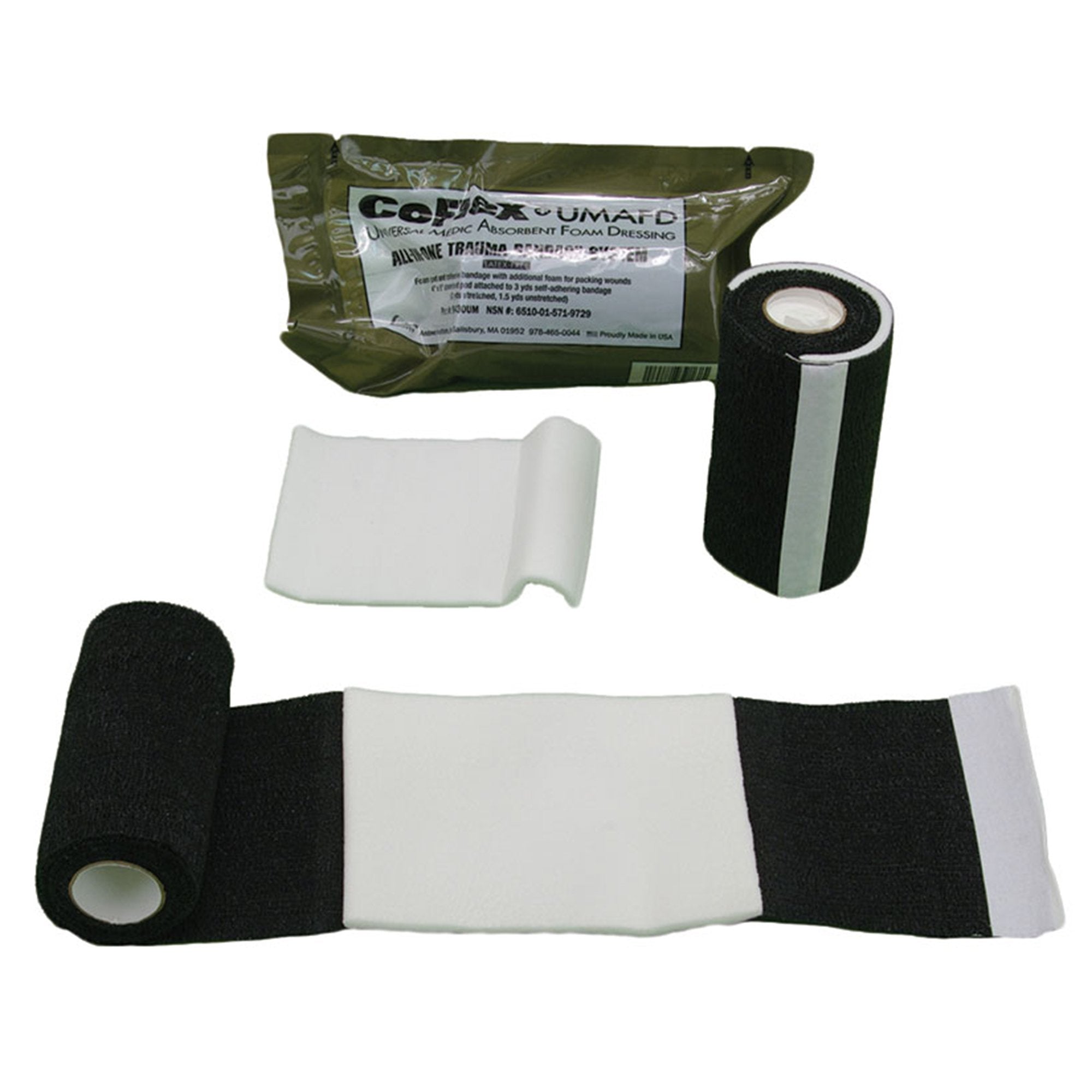 CoFlex® UMAFD Self-adherent Closure Trauma Pressure Dressing with Wrap ...