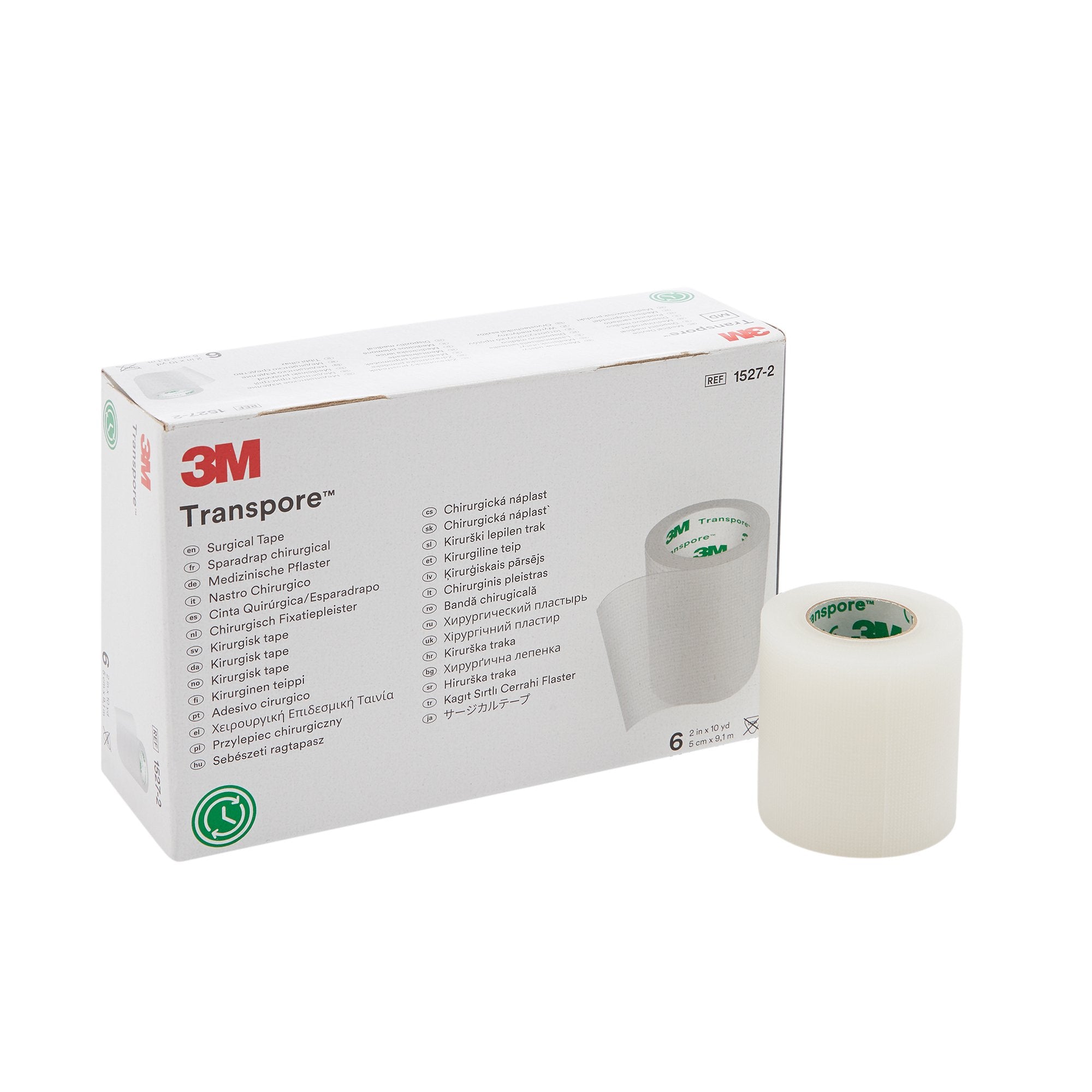3M™ Transpore™ Plastic Medical Tape, 2 Inch x 10 Yard, Transparent ...