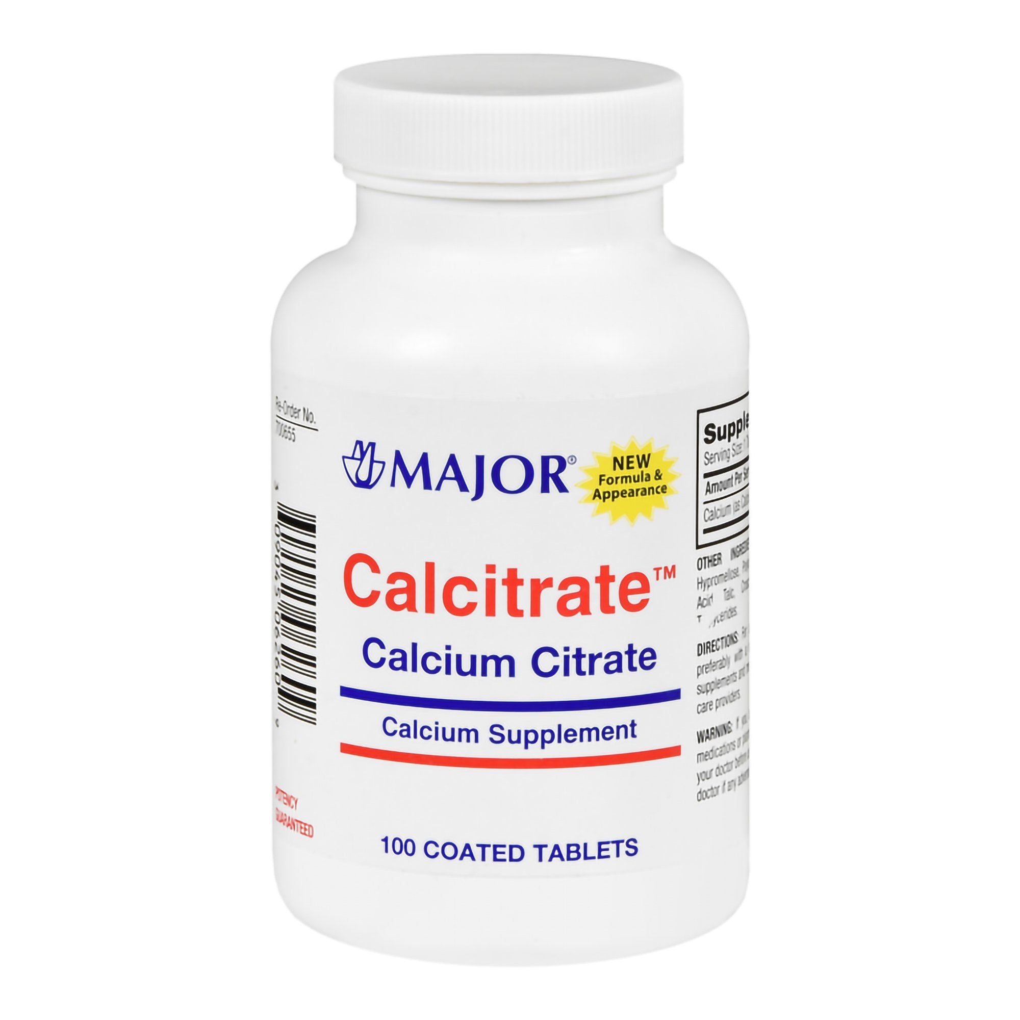 CALCIUM CITRATE, TAB 950MG (100/BT) – Medical Supply HQ