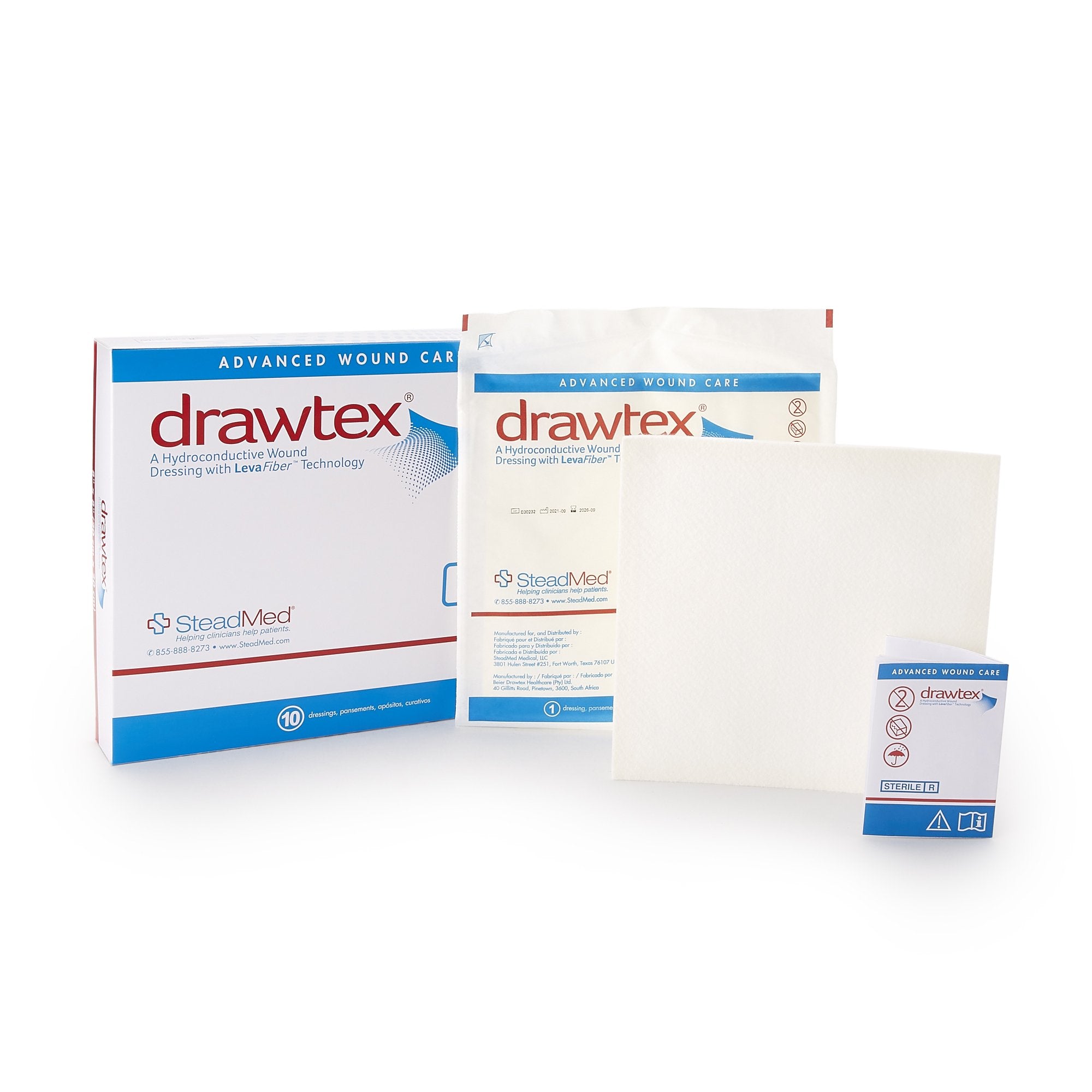 Drawtex® Nonadherent Dressing, 8 x 8 Inch – Medical Supply HQ