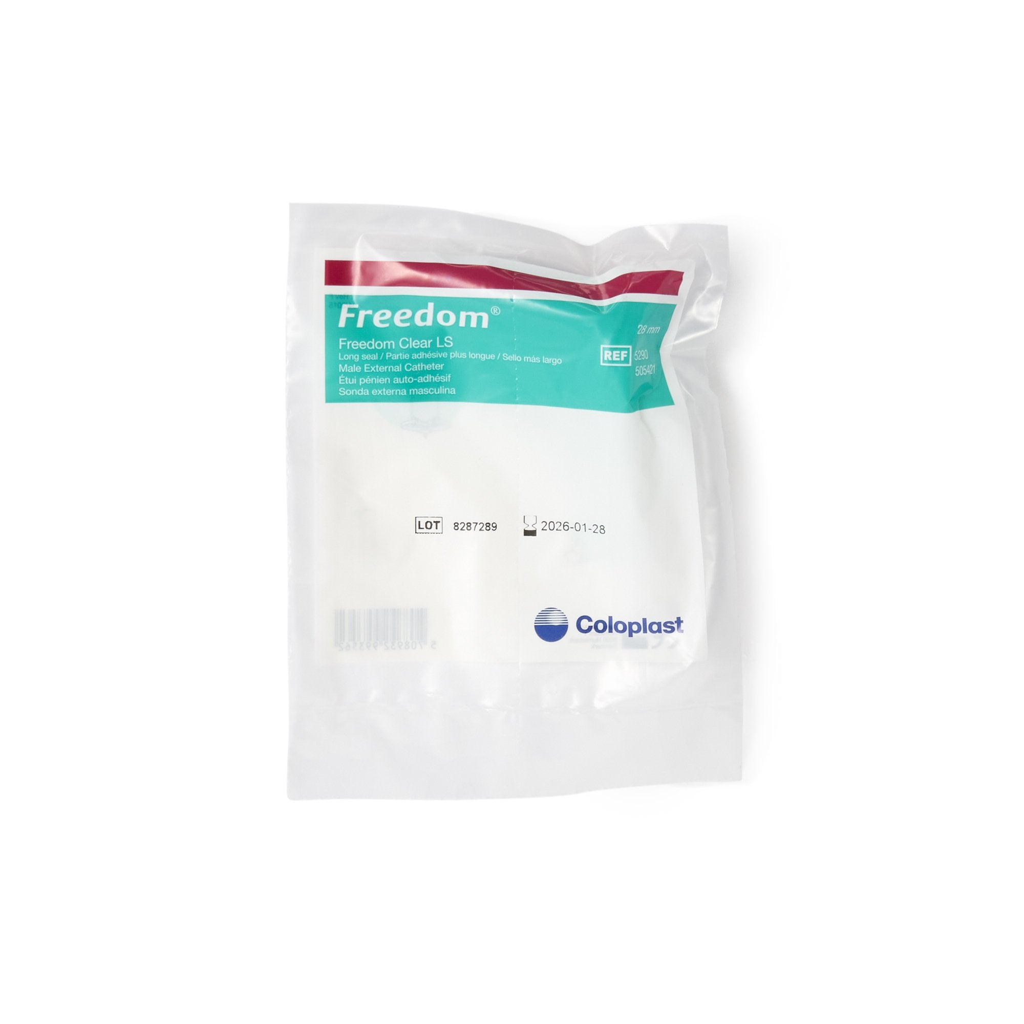 Coloplast Freedom Clear® LS Male External Catheter, Medium – Medical ...