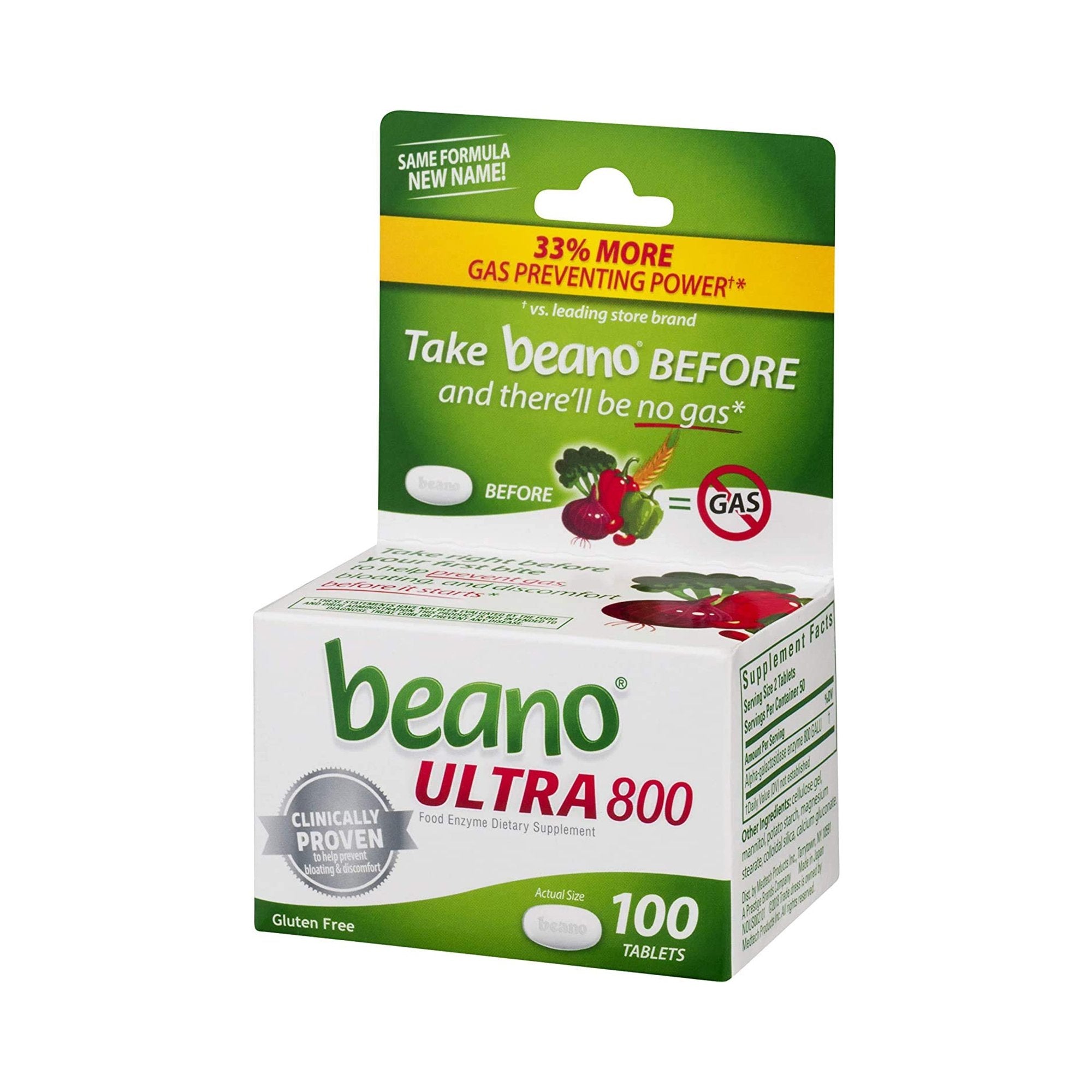 Beano® Ultra 800 Gas Relief – Medical Supply HQ